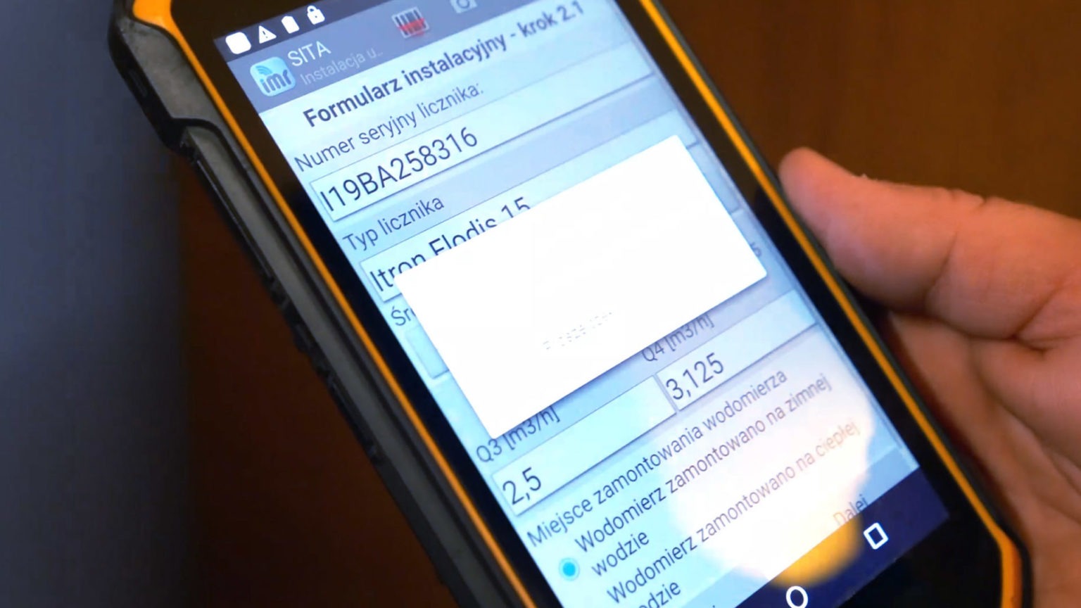 Remote readout and monitoring system for water meters - AIUT